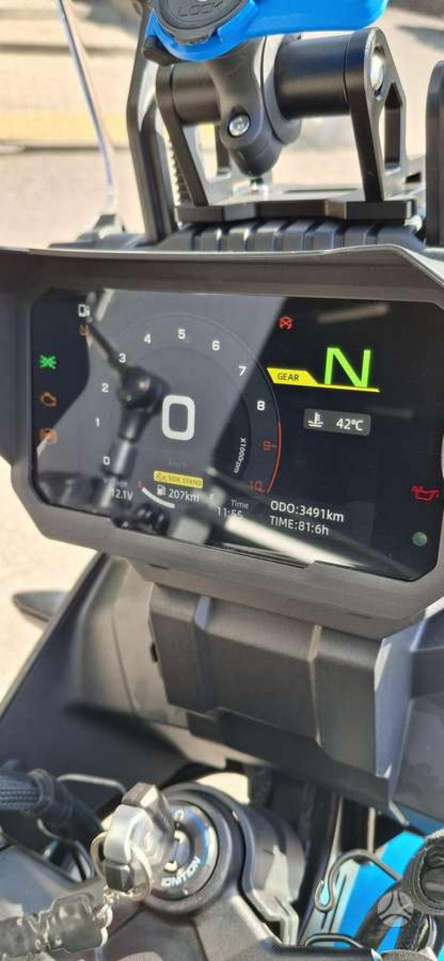 Blue CFMOTO 450 MT 2025 in Vilnius, with an engine capacity of 0.00 L and mileage of 4 thousand km for 6250 €, photo 11 on AUTOMOTO.COM.LV