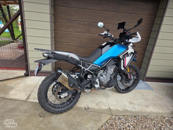 Blue CFMOTO 450 MT 2025 in Pasvalys, with an engine capacity of 0.45 L and mileage of 2 thousand km for 1099 €, photo 4 on AUTOMOTO.COM.LV