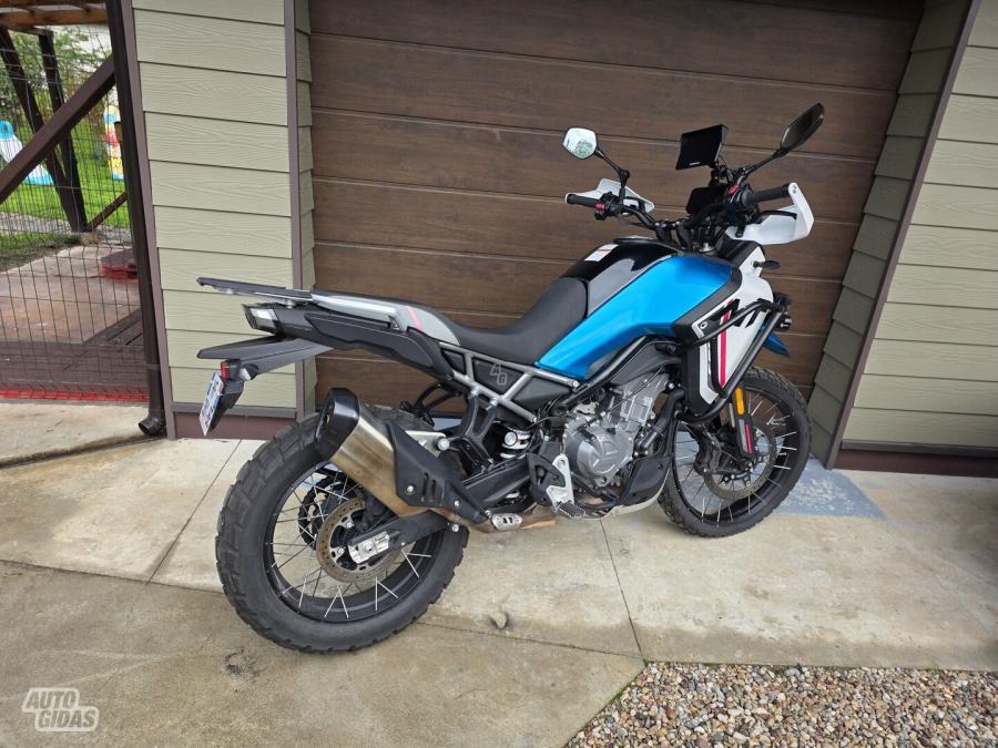 Blue CFMOTO 450 MT 2025 in Pasvalys, with an engine capacity of 0.45 L and mileage of 2 thousand km for 1099 €, photo 4 on AUTOMOTO.COM.LV