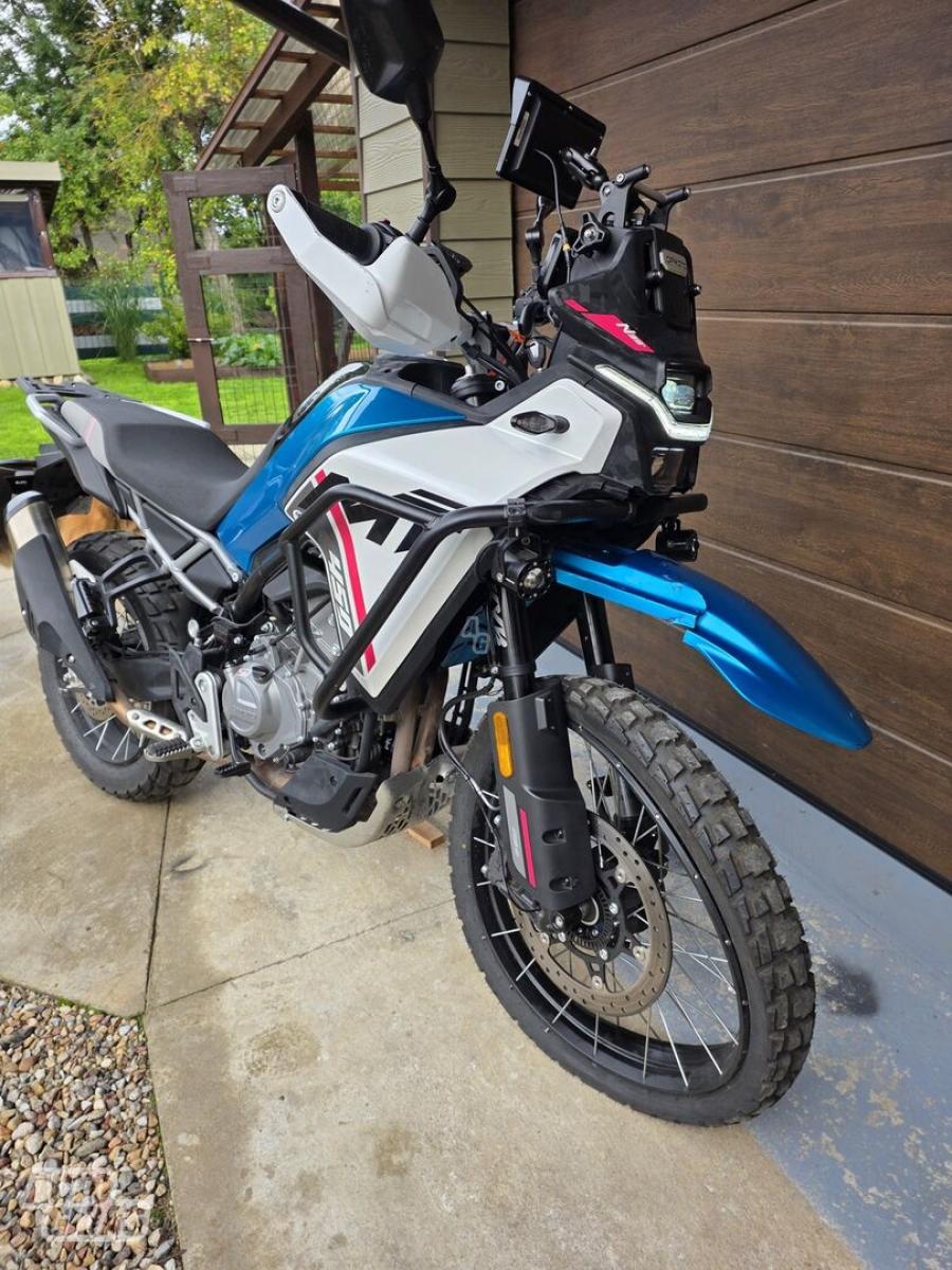 Blue CFMOTO 450 MT 2025 in Pasvalys, with an engine capacity of 0.45 L and mileage of 2 thousand km for 1099 €, photo 7 on AUTOMOTO.COM.LV