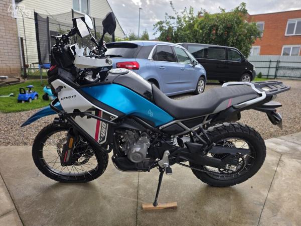Blue CFMOTO 450 MT 2025 in Pasvalys, with an engine capacity of 0.45 L and mileage of 2 thousand km for 1099 €, photo 10 on AUTOMOTO.COM.LV