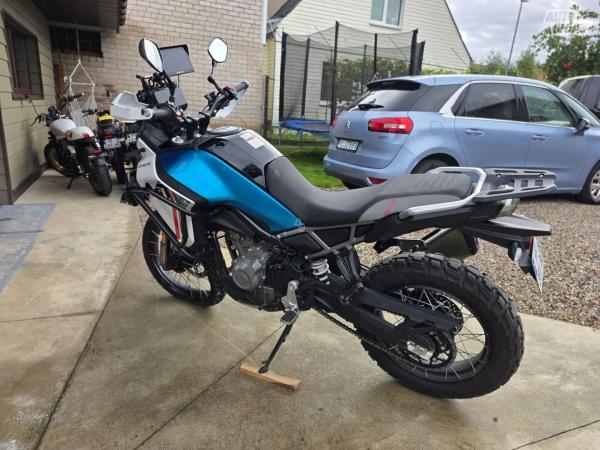 Blue CFMOTO 450 MT 2025 in Pasvalys, with an engine capacity of 0.45 L and mileage of 2 thousand km for 1099 €, photo 11 on AUTOMOTO.COM.LV