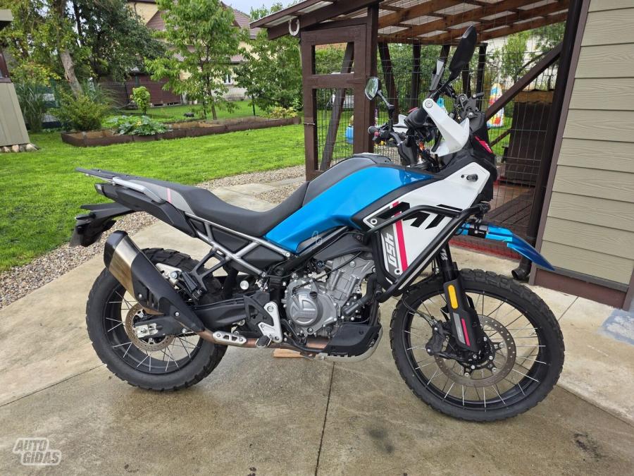 Blue CFMOTO 450 MT 2025 in Pasvalys, with an engine capacity of 0.45 L and mileage of 2 thousand km for 1099 €, photo 13 on AUTOMOTO.COM.LV