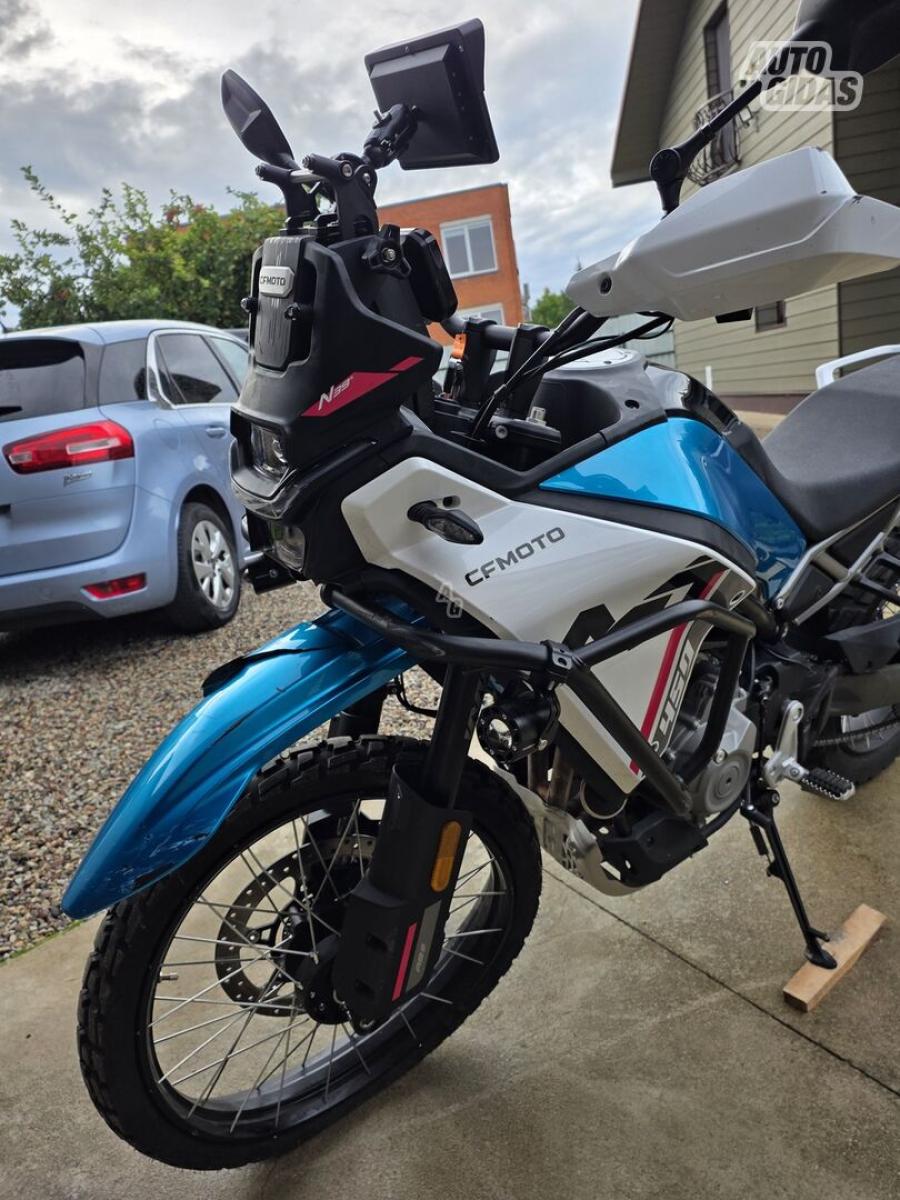 Blue CFMOTO 450 MT 2025 in Pasvalys, with an engine capacity of 0.45 L and mileage of 2 thousand km for 1099 €, photo 14 on AUTOMOTO.COM.LV
