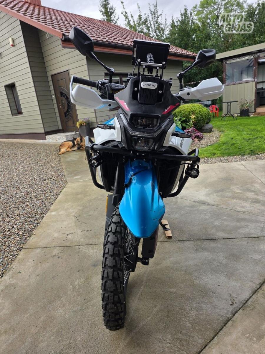 Blue CFMOTO 450 MT 2025 in Pasvalys, with an engine capacity of 0.45 L and mileage of 2 thousand km for 1099 €, photo 15 on AUTOMOTO.COM.LV