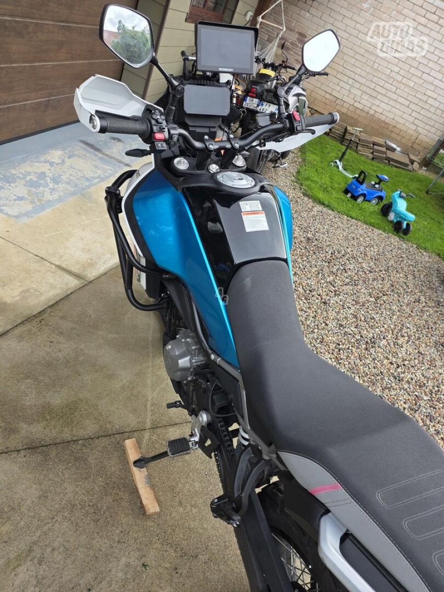 Blue CFMOTO 450 MT 2025 in Pasvalys, with an engine capacity of 0.45 L and mileage of 2 thousand km for 1099 €, photo 16 on AUTOMOTO.COM.LV