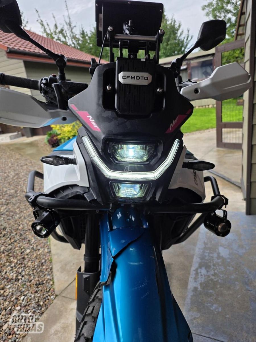 Blue CFMOTO 450 MT 2025 in Pasvalys, with an engine capacity of 0.45 L and mileage of 2 thousand km for 1099 €, photo 21 on AUTOMOTO.COM.LV