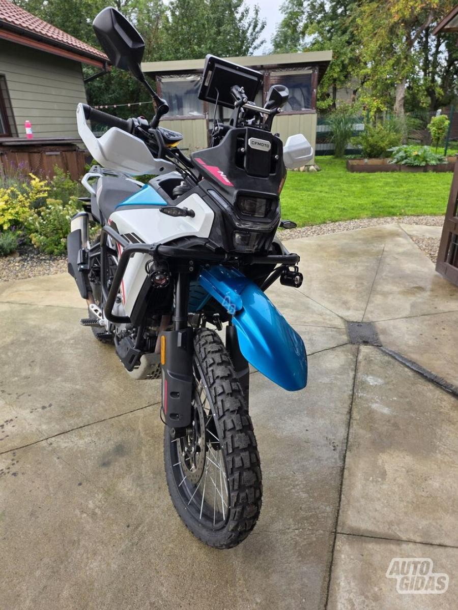 Blue CFMOTO 450 MT 2025 in Pasvalys, with an engine capacity of 0.45 L and mileage of 2 thousand km for 1099 €, photo 25 on AUTOMOTO.COM.LV