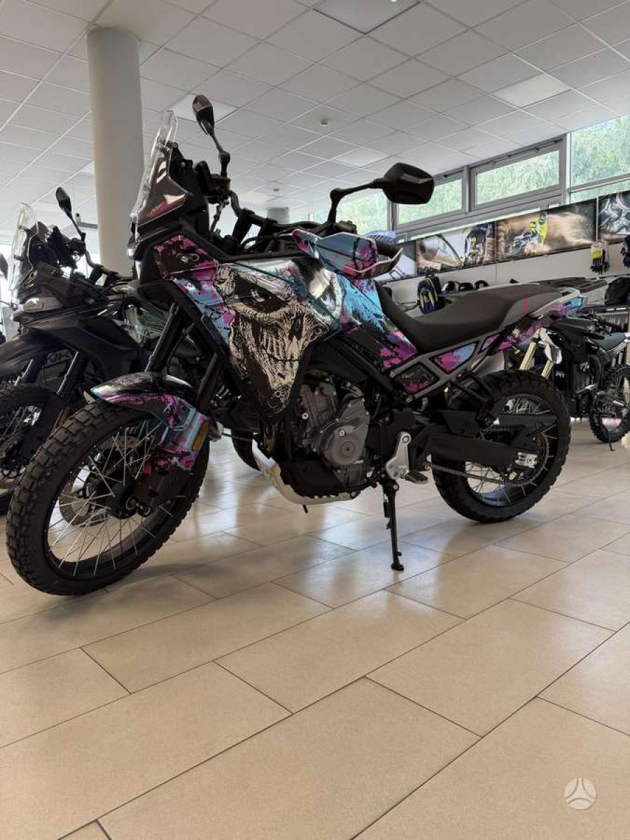 Blue CFMOTO 450 MT 2026 in Vilnius, with an engine capacity of 0.45 L and mileage of 0 thousand km for 5999 €, photo 1 on AUTOMOTO.COM.LV