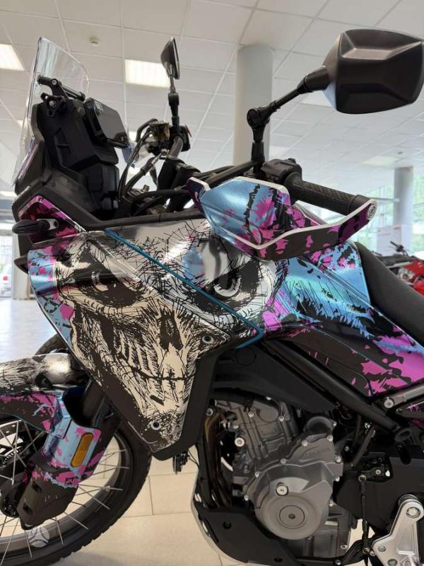 Blue CFMOTO 450 MT 2026 in Vilnius, with an engine capacity of 0.45 L and mileage of 0 thousand km for 5999 €, photo 3 on AUTOMOTO.COM.LV
