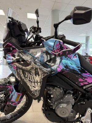Blue CFMOTO 450 MT 2026 in Vilnius, with an engine capacity of 0.45 L and mileage of 0 thousand km for 5999 €, photo 3 on AUTOMOTO.COM.LV