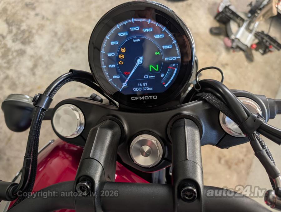 CFMOTO 450CL-C 2026 in Tallinn, with an engine capacity of 0.45 L and mileage of 0 thousand km for 6200 €, photo 9 on AUTOMOTO.COM.LV