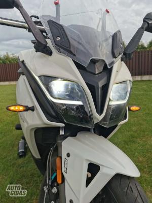 White CFMOTO 650 GT 2021 in Ukmerge, with an engine capacity of 0.65 L and mileage of 10 thousand km for 2500 €, photo 18 on AUTOMOTO.COM.LV