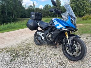 Blue CFMOTO 650 MT 2021 in Viljandi, with an engine capacity of 0.65 L and mileage of 25 thousand km for 3600 €, photo  on AUTOMOTO.COM.LV