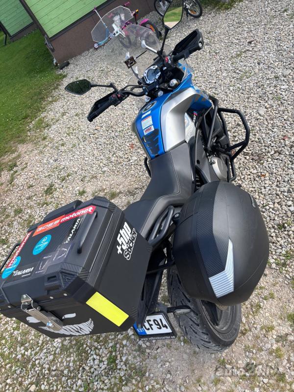 Blue CFMOTO 650 MT 2021 in Viljandi, with an engine capacity of 0.65 L and mileage of 25 thousand km for 3600 €, photo 6 on AUTOMOTO.COM.LV