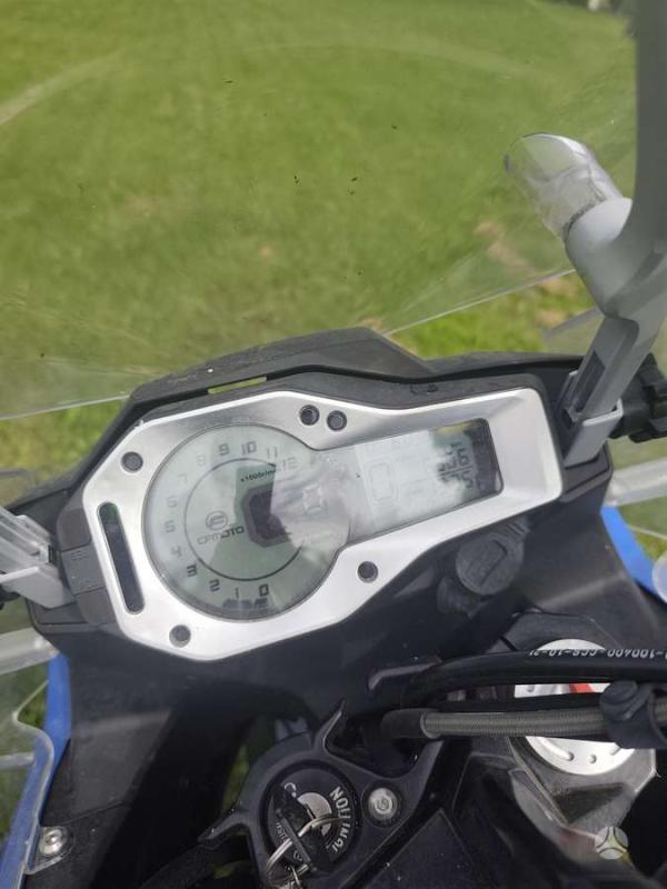 Blue CFMOTO 650 MT 2022 in Palanga, with an engine capacity of 0.65 L and mileage of 6 thousand km for 4600 €, photo 8 on AUTOMOTO.COM.LV
