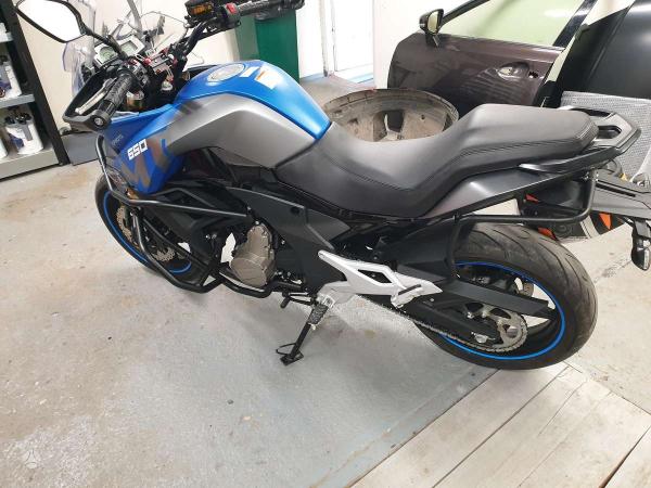 CFMOTO 650 MT 2021 in Jonava, with an engine capacity of 0.65 L and mileage of 2 thousand km for 4350 €, photo 1 on AUTOMOTO.COM.LV