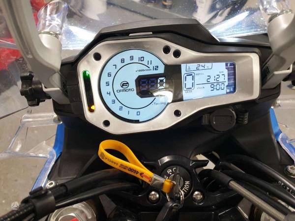 CFMOTO 650 MT 2021 in Jonava, with an engine capacity of 0.65 L and mileage of 2 thousand km for 4350 €, photo 8 on AUTOMOTO.COM.LV