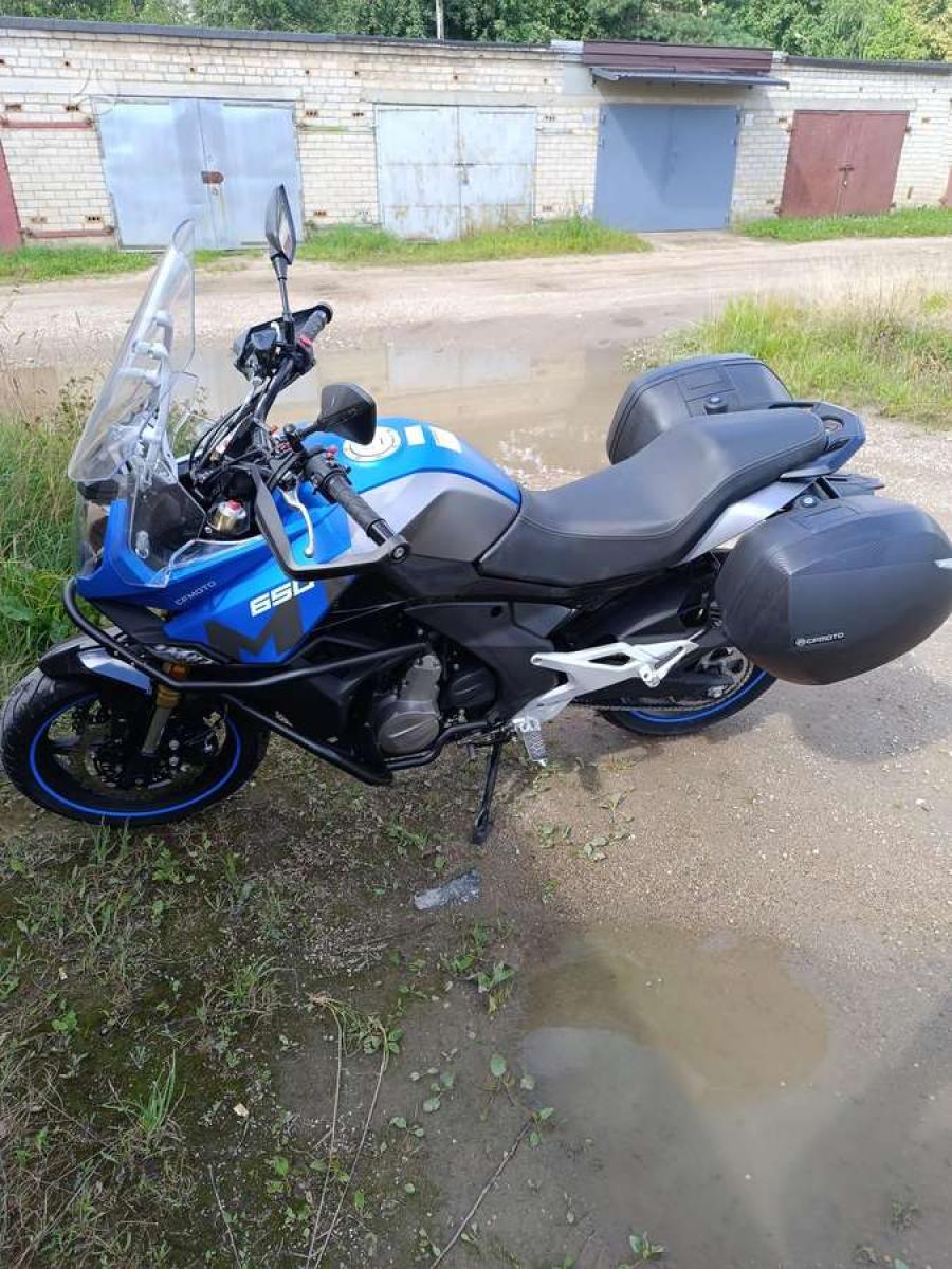 CFMOTO 650 MT 2021 in Ukmerge, with an engine capacity of 0.65 L and mileage of 3 thousand km for 3800 €, photo 4 on AUTOMOTO.COM.LV