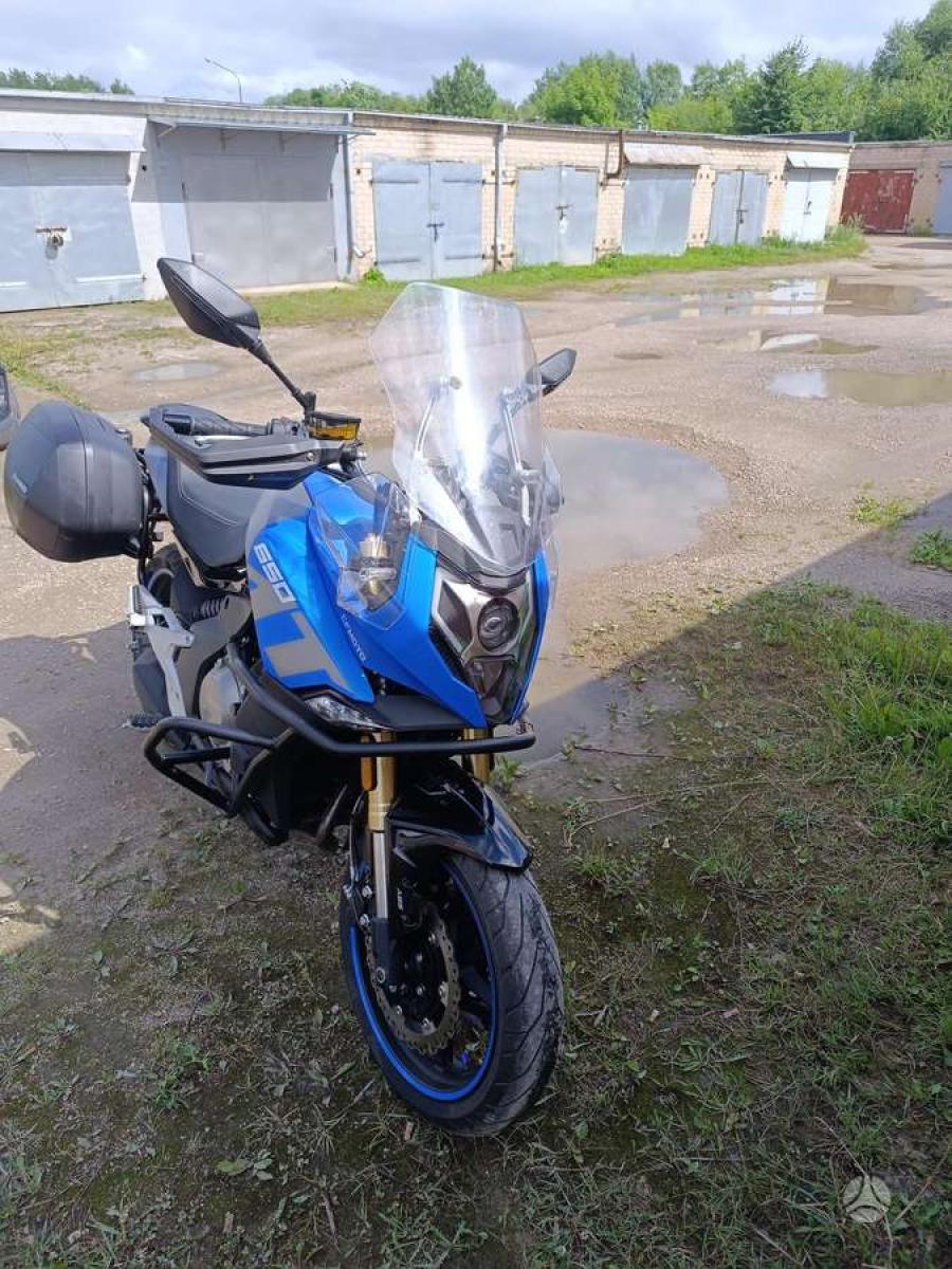 CFMOTO 650 MT 2021 in Ukmerge, with an engine capacity of 0.65 L and mileage of 3 thousand km for 3800 €, photo 5 on AUTOMOTO.COM.LV