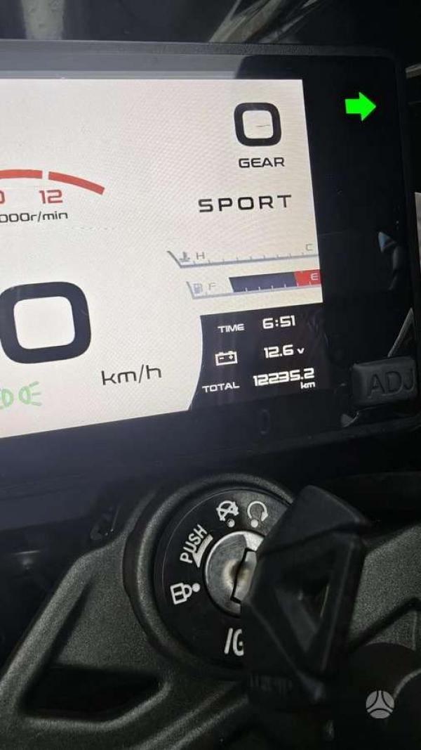 CFMOTO 650 NK 2021 in Klaipeda, with an engine capacity of 0.65 L and mileage of 12 thousand km for 3700 €, photo 5 on AUTOMOTO.COM.LV
