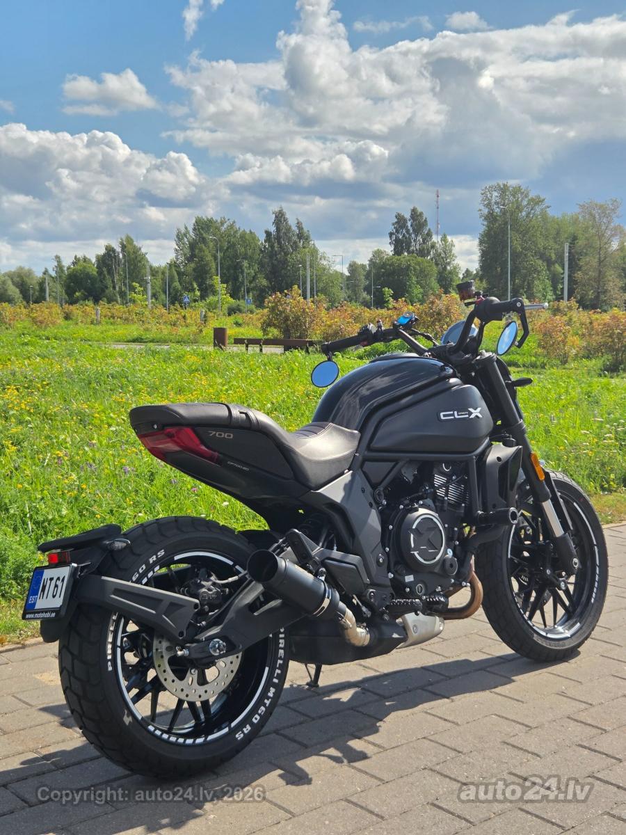 Melns CFMOTO 700 CL-X 2025 Tallina, ar dzinēja tilpumu 0.69 L un nobraukumu 2 tūkst. km par 4900 €, foto 4 vietnē AUTOMOTO.COM.LV