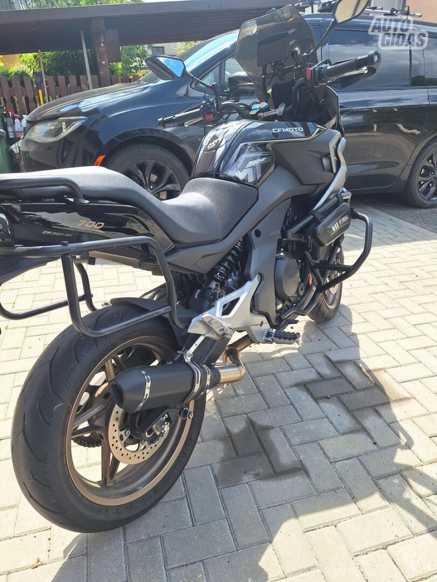 Black CFMOTO 700 MT 2025 in Kaunas, with an engine capacity of 0.70 L and mileage of 3 thousand km for 4500 €, photo 5 on AUTOMOTO.COM.LV