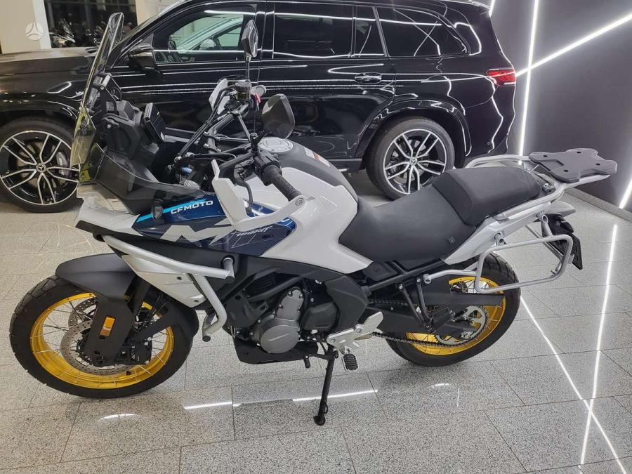 White CFMOTO 700 MT 2026 in Siauliai, with an engine capacity of 0.69 L and mileage of 1 thousand km for 5450 €, photo 6 on AUTOMOTO.COM.LV
