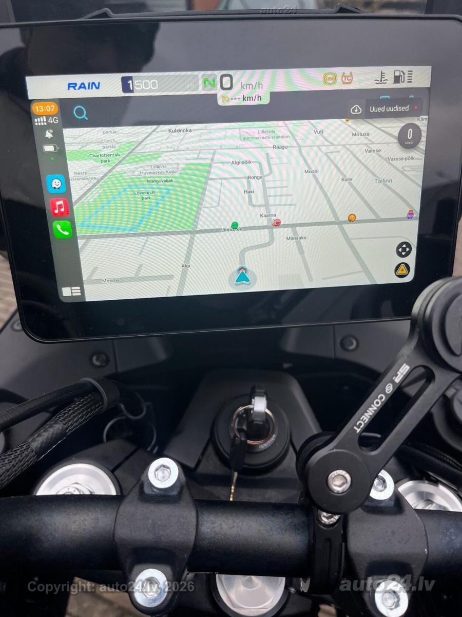 Black CFMOTO 800 MT 2024 in Tallinn, with an engine capacity of 0.80 L and mileage of 831 thousand km for 11000 €, photo 12 on AUTOMOTO.COM.LV