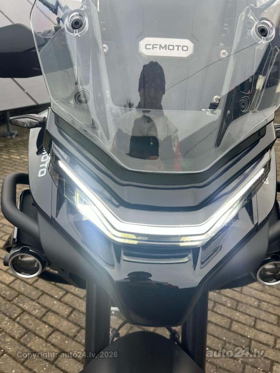 Black CFMOTO 800 MT 2024 in Tallinn, with an engine capacity of 0.80 L and mileage of 831 thousand km for 11000 €, photo 28 on AUTOMOTO.COM.LV