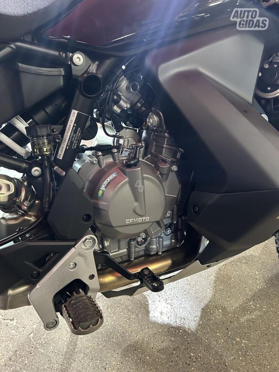 Black CFMOTO 800 MT 2025 in Kaunas, with an engine capacity of 0.80 L and mileage of 0 thousand km for 9990 €, photo 10 on AUTOMOTO.COM.LV