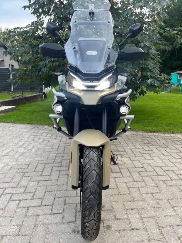 CFMOTO 800 MT 2023 in Vilnius on AUTOMOTO.COM.LV Green CFMOTO 800 MT 2023 in Vilnius, with an engine capacity of 0.80 L and mileage of 15 thousand km for 7999 β¬, photo 10 on AUTOMOTO.COM.LV