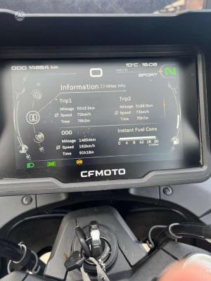 Green CFMOTO 800 MT 2023 in Vilnius, with an engine capacity of 0.80 L and mileage of 15 thousand km for 7999 €, photo 18 on AUTOMOTO.COM.LV