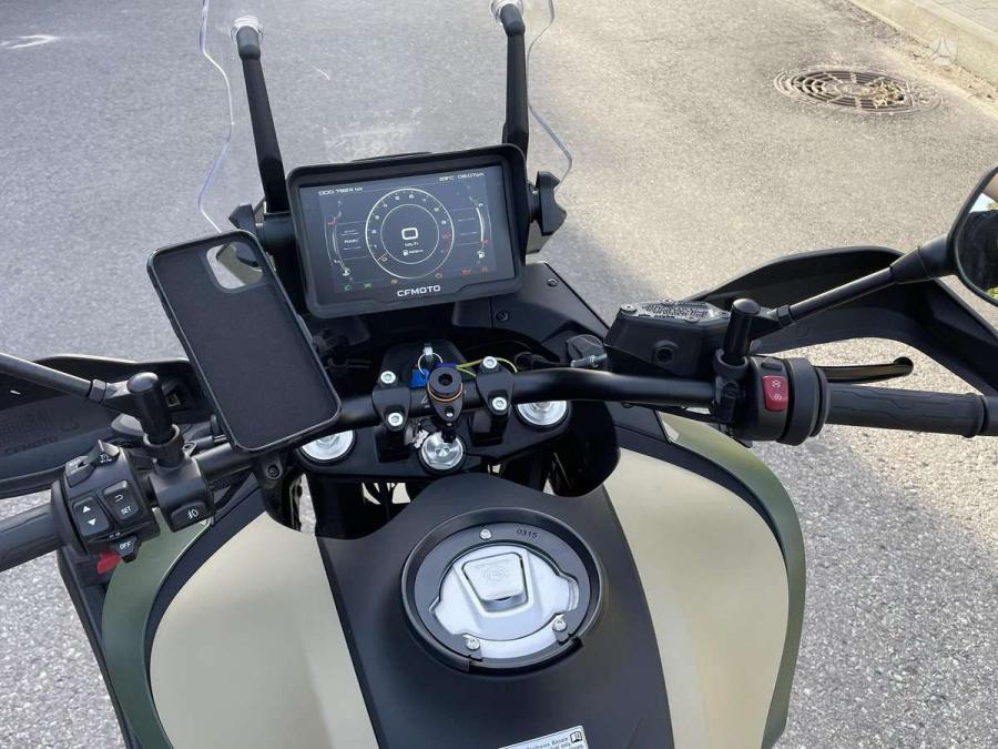 CFMOTO 800 MT 2023 in Kaunas, with an engine capacity of 0.80 L and mileage of 8 thousand km for 7999 €, photo 9 on AUTOMOTO.COM.LV
