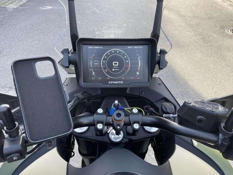 CFMOTO 800 MT 2023 in Kaunas, with an engine capacity of 0.80 L and mileage of 8 thousand km for 7999 €, photo 10 on AUTOMOTO.COM.LV