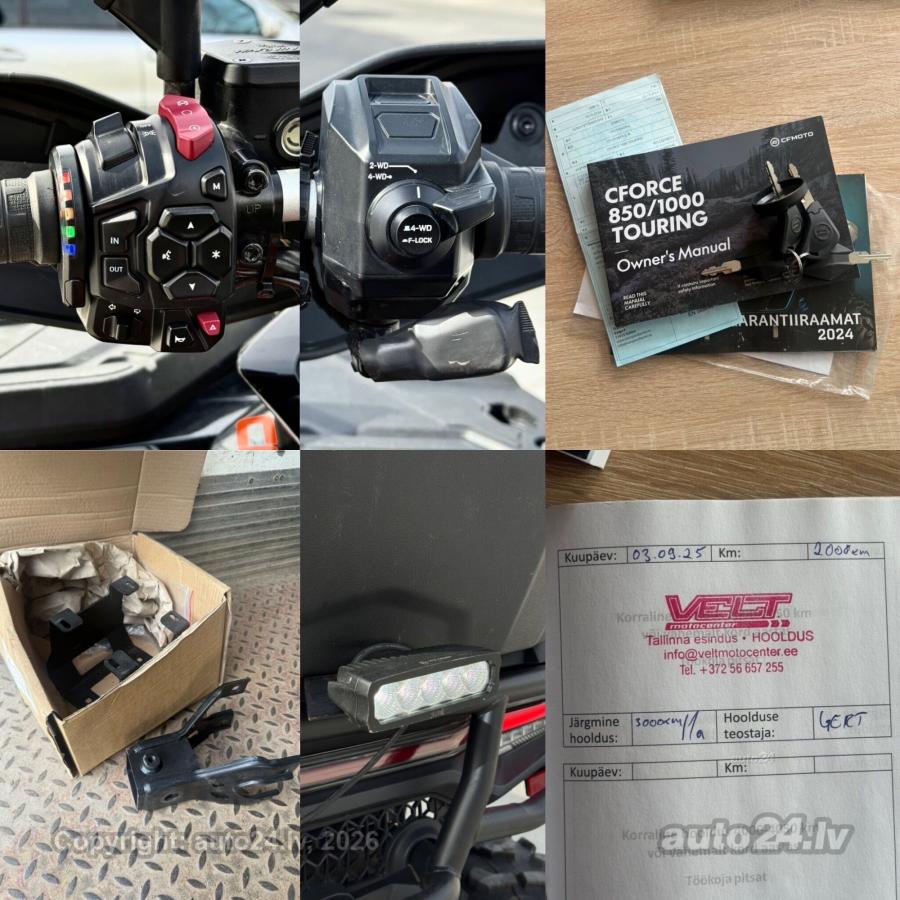Черный CFMOTO CFORCE 1000 2024 в Таллин, объемом двигателя 1.00 л и пробегом 3 тыс. км за 9200 €, фото 19 на AUTOMOTO.COM.LV