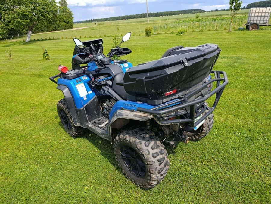 Blue CFMOTO CFORCE 1000 2021 in Mazeikiai, with an engine capacity of 1.00 L and mileage of 8 thousand km for 8200 €, photo 4 on AUTOMOTO.COM.LV