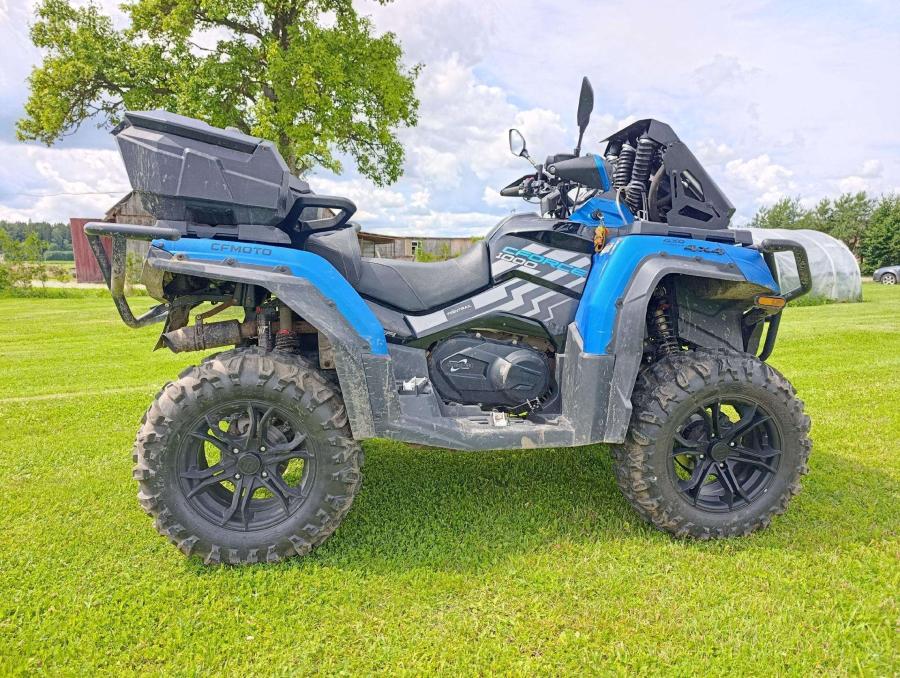 Blue CFMOTO CFORCE 1000 2021 in Mazeikiai, with an engine capacity of 1.00 L and mileage of 8 thousand km for 8200 €, photo 8 on AUTOMOTO.COM.LV