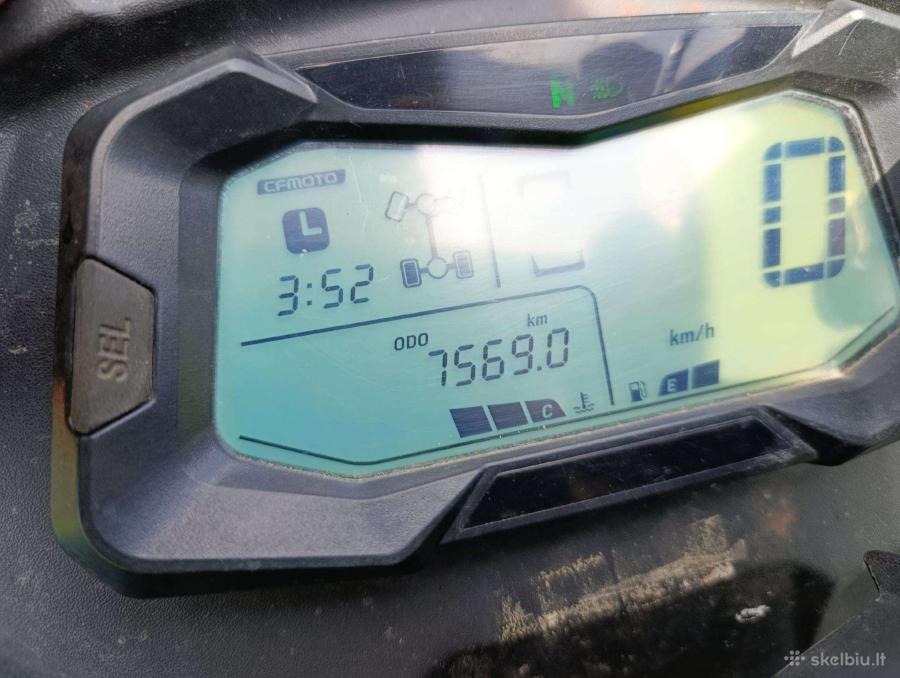 Blue CFMOTO CFORCE 1000 2021 in Mazeikiai, with an engine capacity of 1.00 L and mileage of 8 thousand km for 8200 €, photo 18 on AUTOMOTO.COM.LV