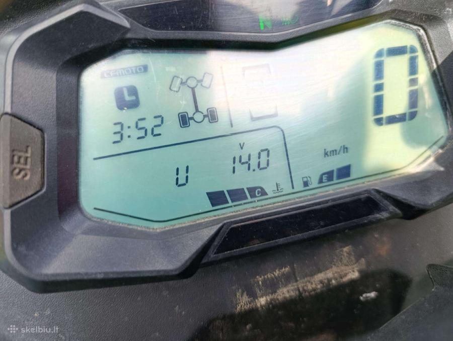 Blue CFMOTO CFORCE 1000 2021 in Mazeikiai, with an engine capacity of 1.00 L and mileage of 8 thousand km for 8200 €, photo 20 on AUTOMOTO.COM.LV