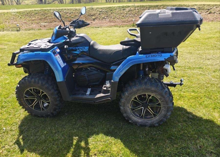 Blue CFMOTO CFORCE 1000 2022 in Vilnius, with an engine capacity of 1.00 L and mileage of 2 thousand km for 8900 €, photo 3 on AUTOMOTO.COM.LV