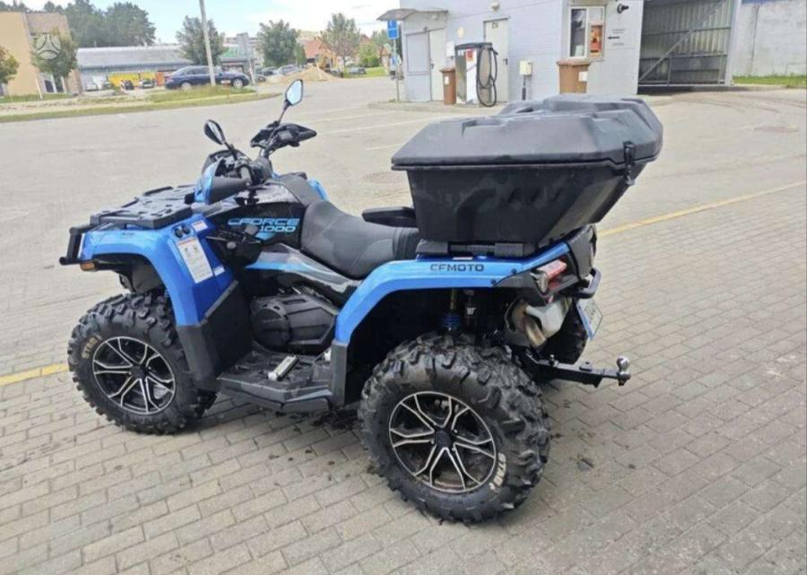 Blue CFMOTO CFORCE 1000 2022 in Vilnius, with an engine capacity of 1.00 L and mileage of 2 thousand km for 8900 €, photo 11 on AUTOMOTO.COM.LV
