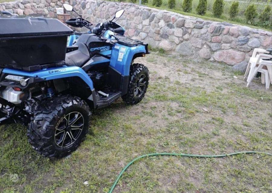 Blue CFMOTO CFORCE 1000 2022 in Vilnius, with an engine capacity of 1.00 L and mileage of 2 thousand km for 8900 €, photo 19 on AUTOMOTO.COM.LV