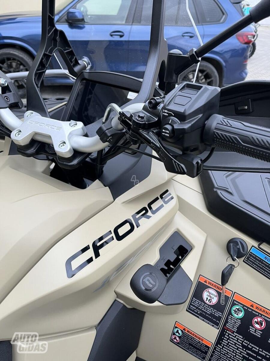 Brown CFMOTO CFORCE 1000 2025 in Verpena, with an engine capacity of 0.96 L and mileage of 0 thousand km for 13490 €, photo 18 on AUTOMOTO.COM.LV