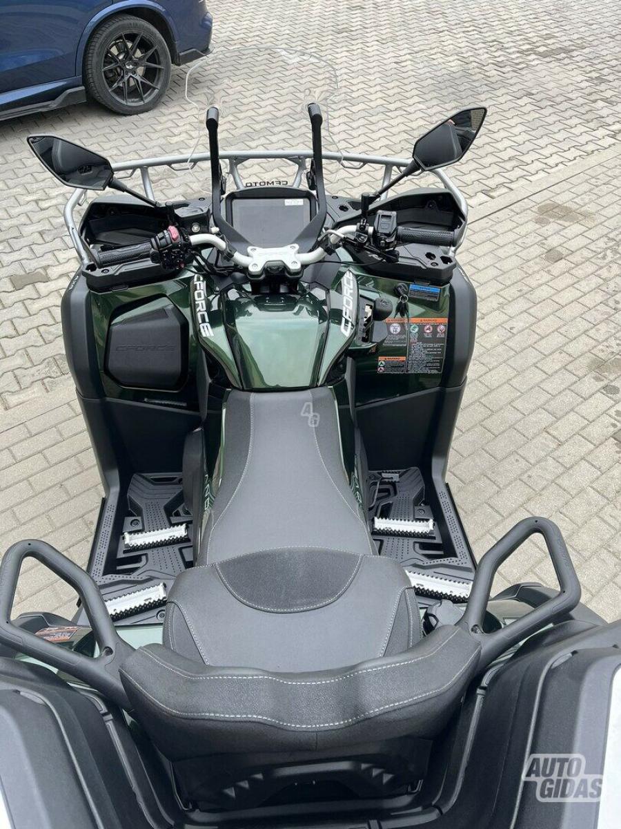 Green CFMOTO CFORCE 1000 2025 in Verpena, with an engine capacity of 0.96 L and mileage of 0 thousand km for 13490 €, photo 9 on AUTOMOTO.COM.LV