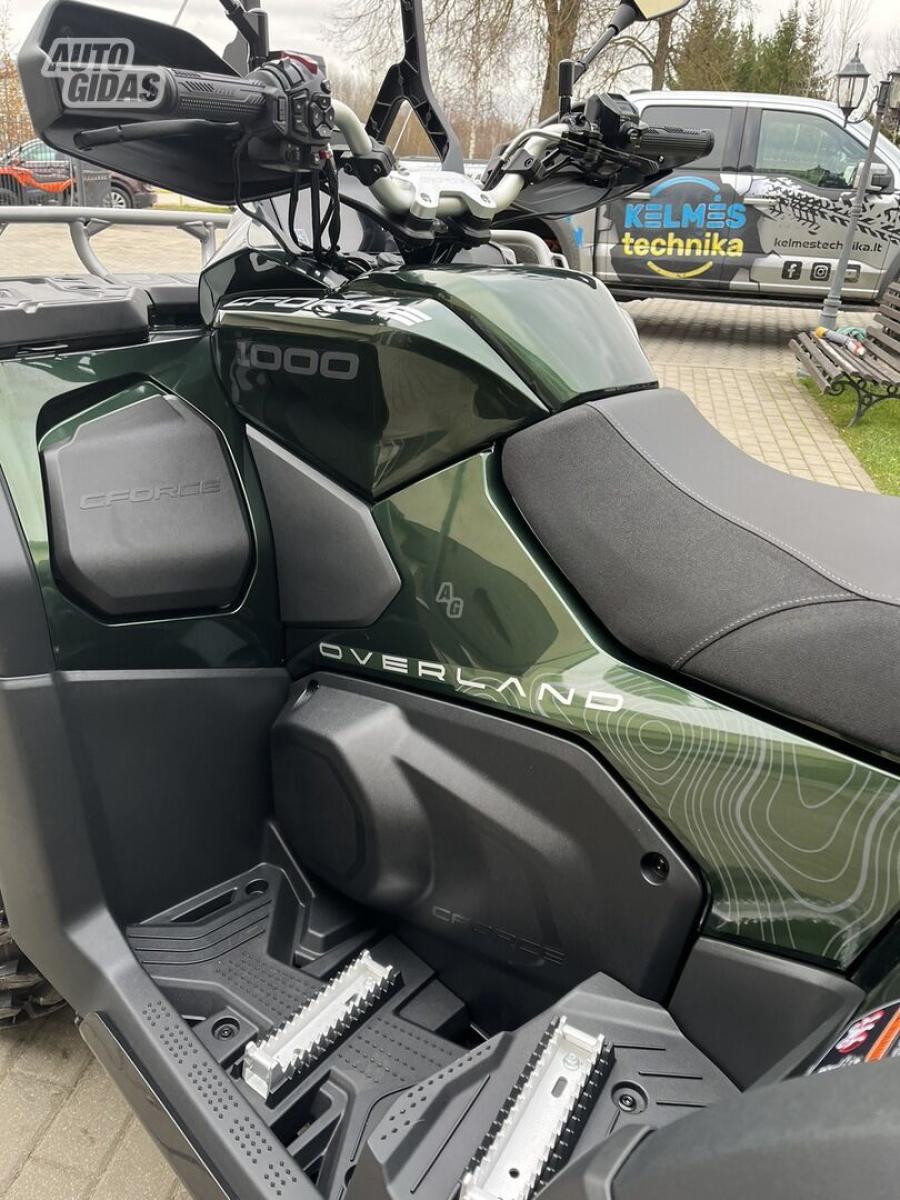 Green CFMOTO CFORCE 1000 2025 in Verpena, with an engine capacity of 0.96 L and mileage of 0 thousand km for 13490 €, photo 11 on AUTOMOTO.COM.LV
