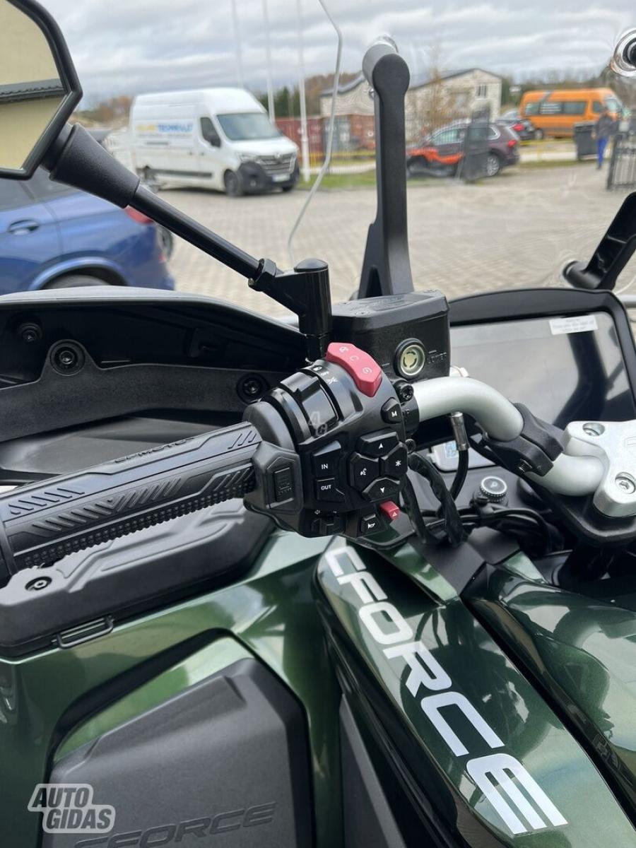 Green CFMOTO CFORCE 1000 2025 in Verpena, with an engine capacity of 0.96 L and mileage of 0 thousand km for 13490 €, photo 15 on AUTOMOTO.COM.LV
