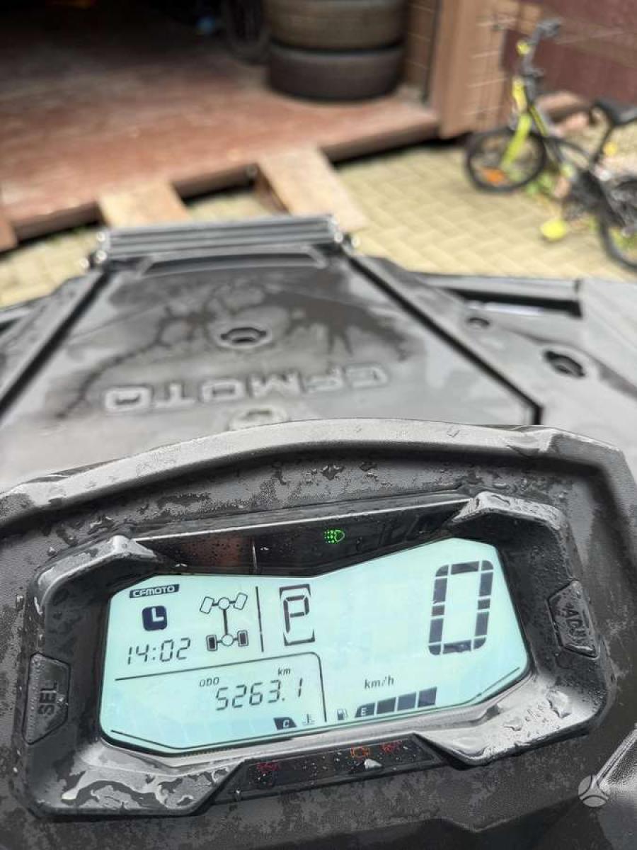 Grey CFMOTO CFORCE 1000 2023 in Vilnius, with an engine capacity of 1.00 L and mileage of 5 thousand km for 8700 €, photo 7 on AUTOMOTO.COM.LV