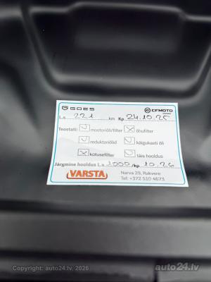 Серый CFMOTO CFORCE 1000 2024 в Таллин, объемом двигателя 1.00 л и пробегом 0 тыс. км за 10800 €, фото 22 на AUTOMOTO.COM.LV
