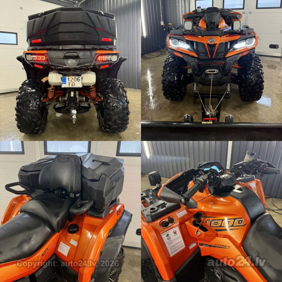 Oranžs CFMOTO CFORCE 1000 2019 Valga, ar dzinēja tilpumu 1.00 L un nobraukumu 0 tūkst. km par 6900 €, foto 19 vietnē AUTOMOTO.COM.LV